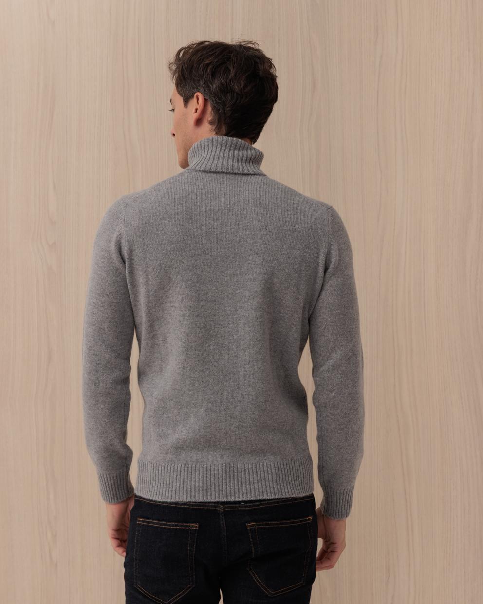 Dolcevita Kangra Grigio in Lana Finezza 7 – Ulysses Boutique