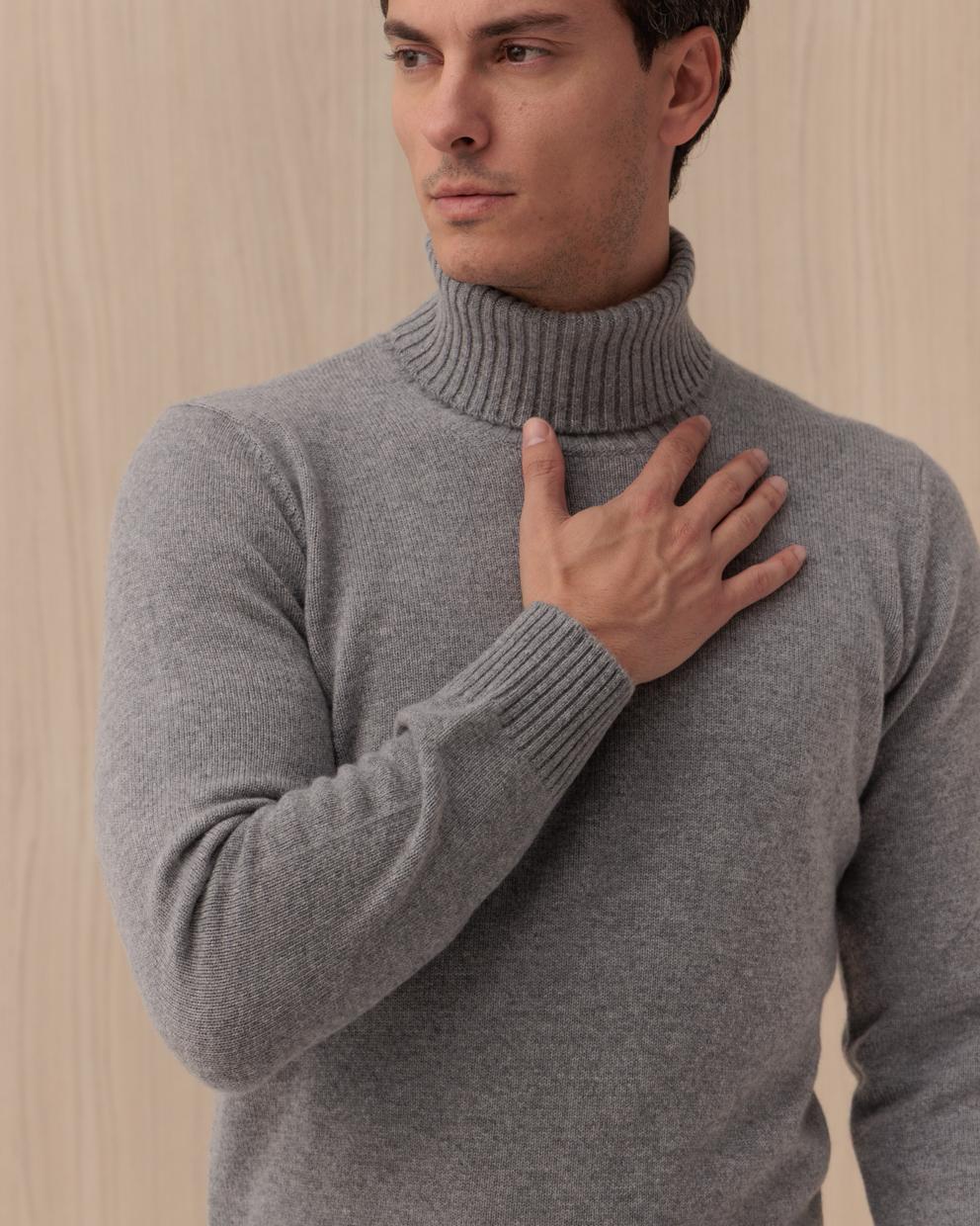 Dolcevita Kangra Grigio in Lana Finezza 7 – Ulysses Boutique